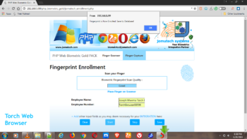 PHP Web Biometric Authentication Gold PACK – Joseph Mwema - Biometrics Engineer