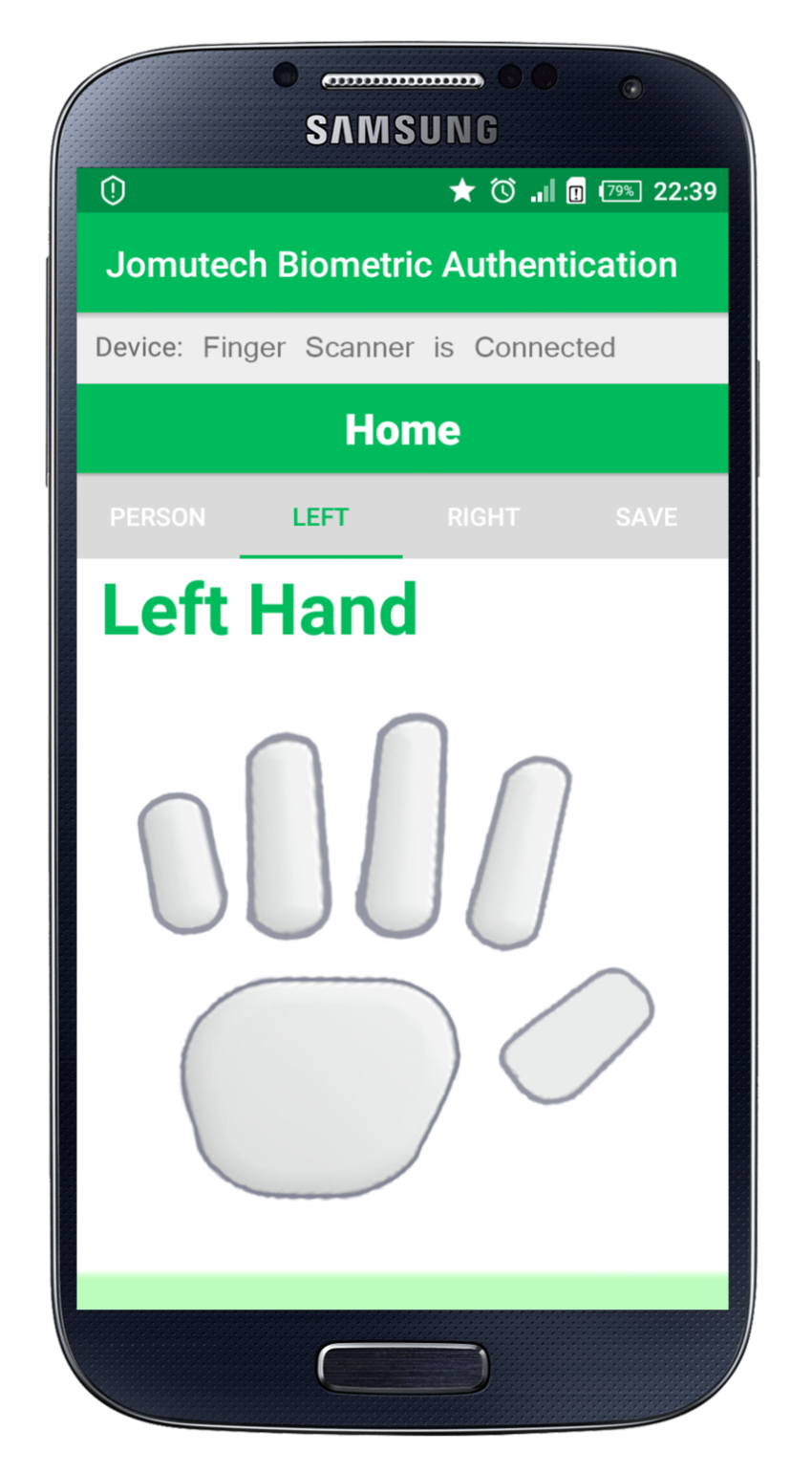 Android External Fingerprint Scanner – Joseph Mwema - Biometrics Engineer