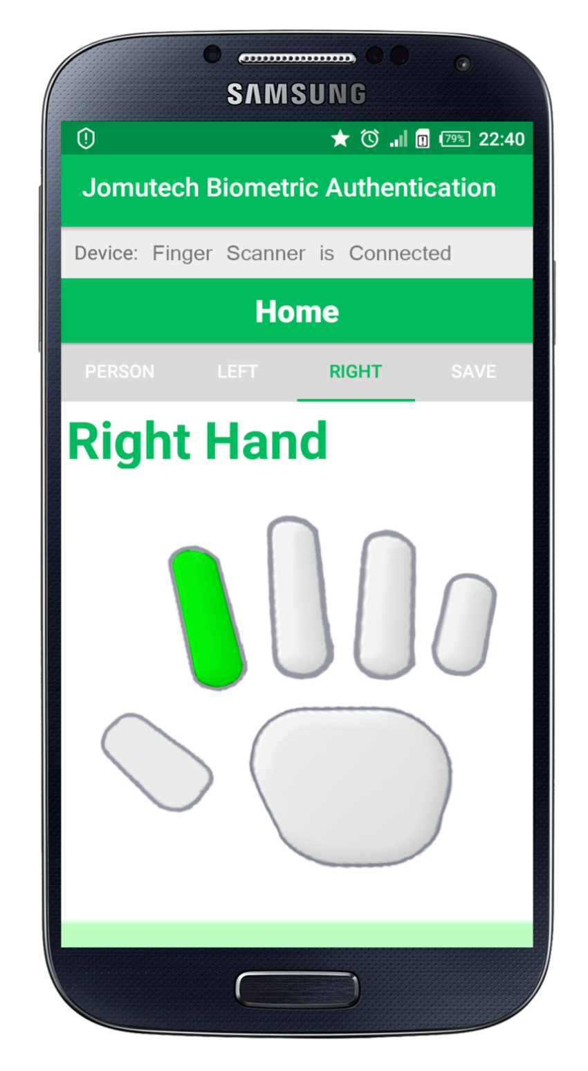 Android External Fingerprint Scanner – Joseph Mwema - Biometrics Engineer
