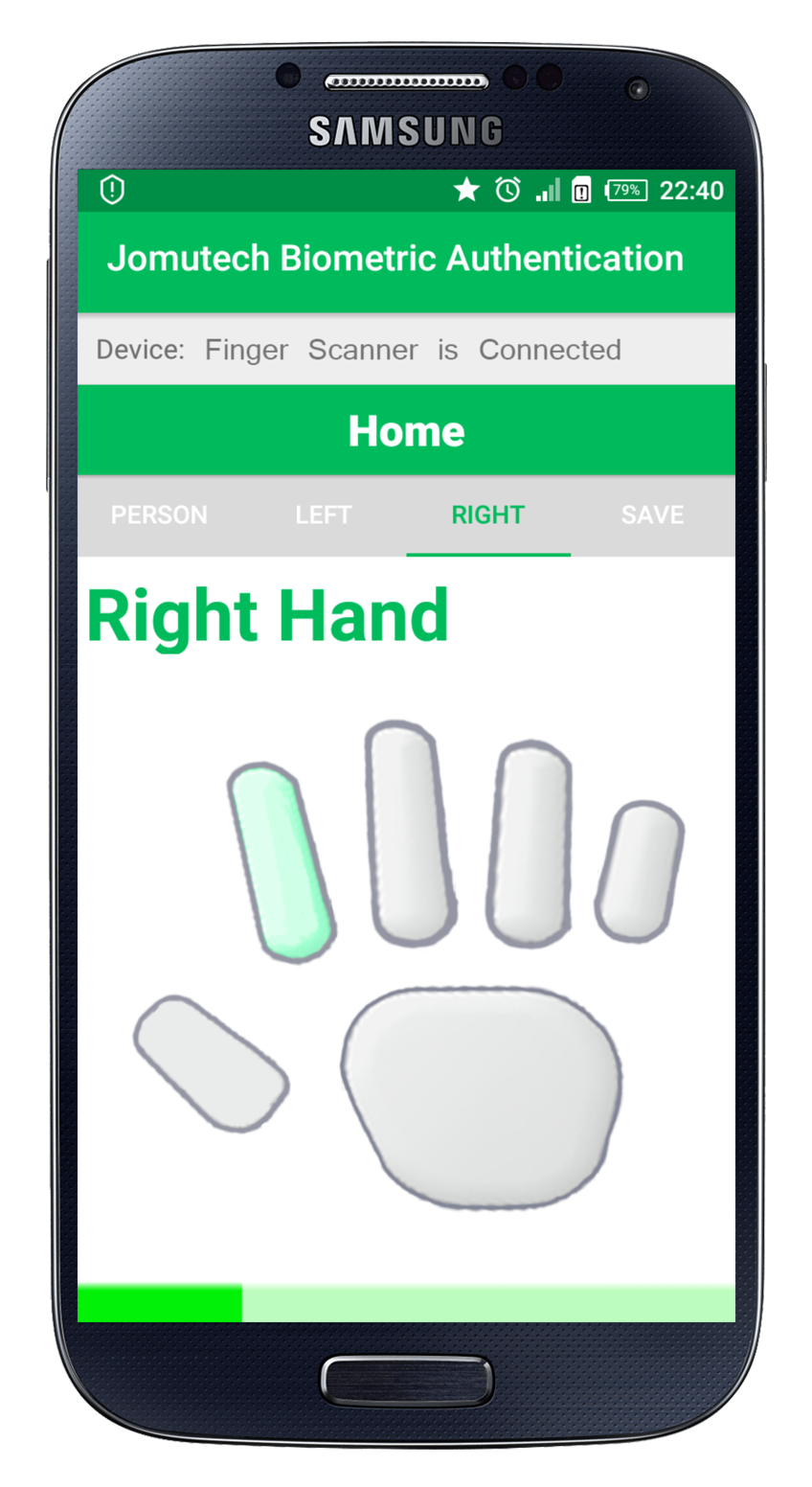 Android External Fingerprint Scanner – Joseph Mwema - Biometrics Engineer