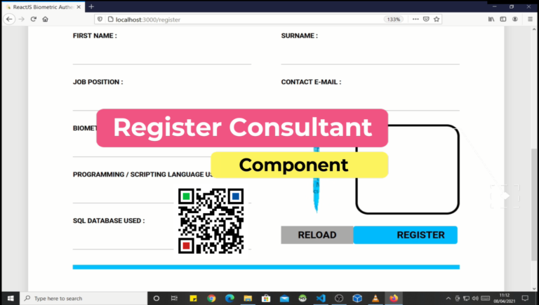 React Biometric Fingerprint Integration using a Columbo Scanner