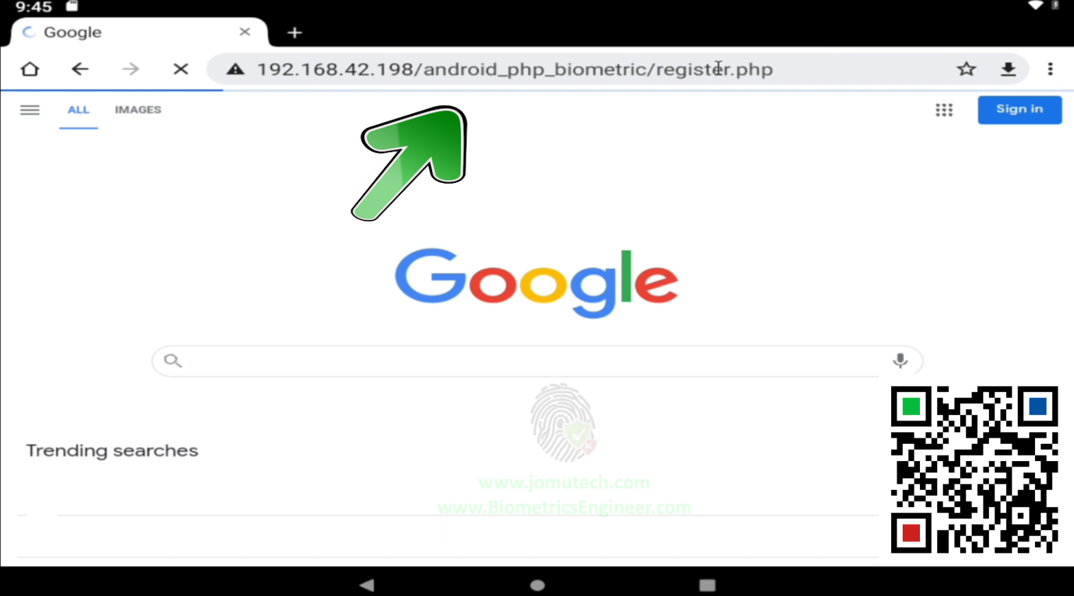 Android Php Web Biometric Integration Joseph Mwema Biometrics Engineer