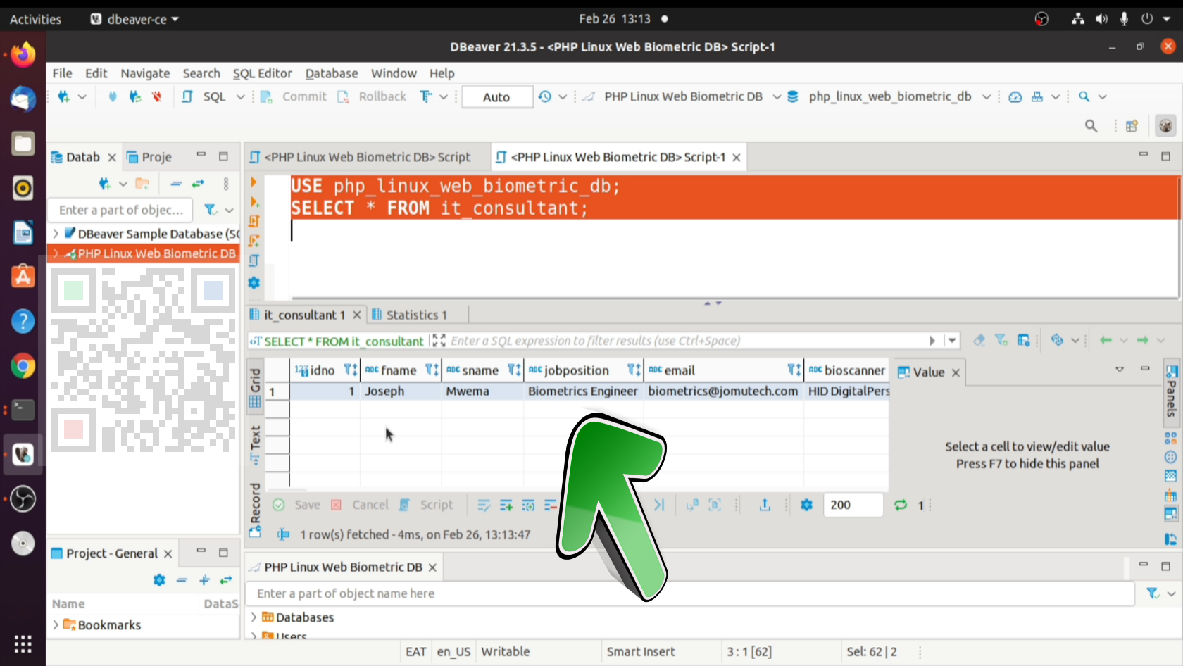 Php Web Biometric Integration In Linux Joseph Mwema Biometrics Engineer